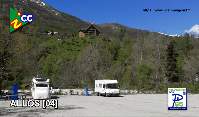 ALLOS : Aire de Services et de Stationnement Camping-Car Park En venant ...