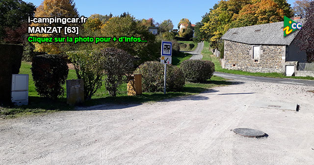 MANZAT : Aire de Services et de Stationnement pour Camping Cars Place ...